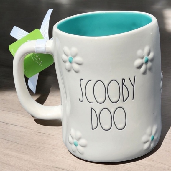 Kitchen | Rae Dunn Scooby Doo Teal Daisy Mug New Release June 225 ...